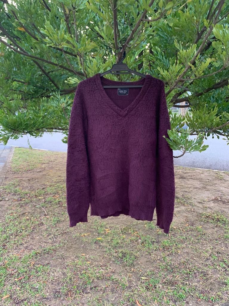 Number (N)ine Number (N)ine Knit Fleece sweater | Grailed