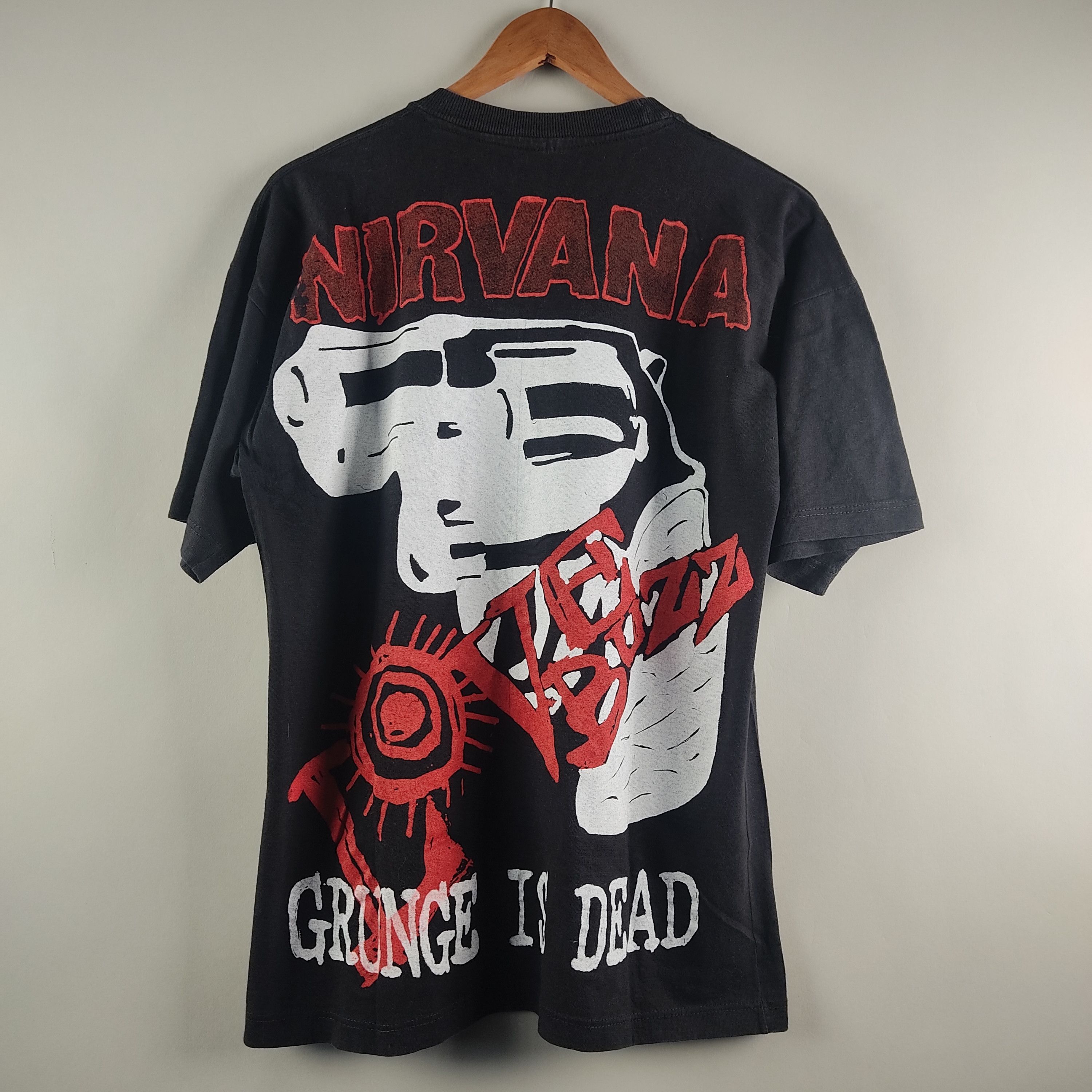 Band Tees × Nirvana × Vintage 90's Nirvana Kurt Cobain Grunge is Dead | Grailed