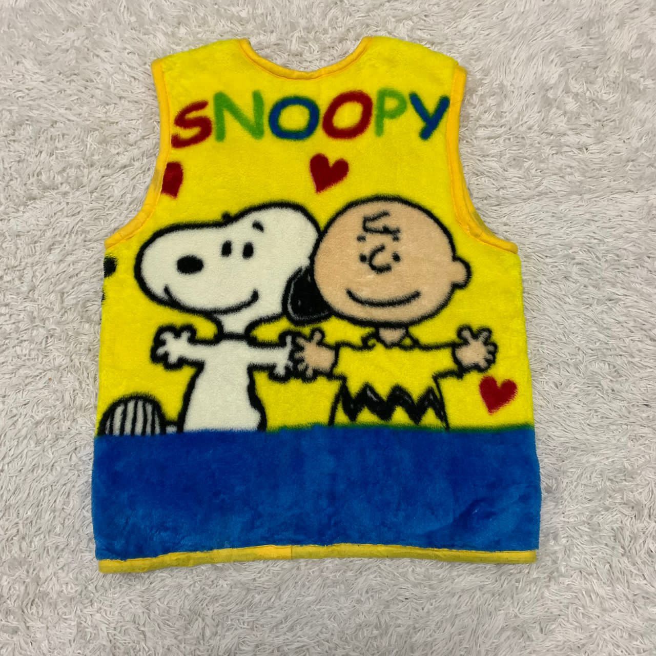 Vintage Snoopy fleece vest | Grailed