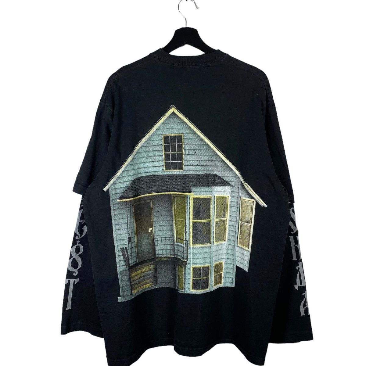 Kanye West Donda 2021 Portrait Double Layered Long Sleeve BALENCIAGA ...