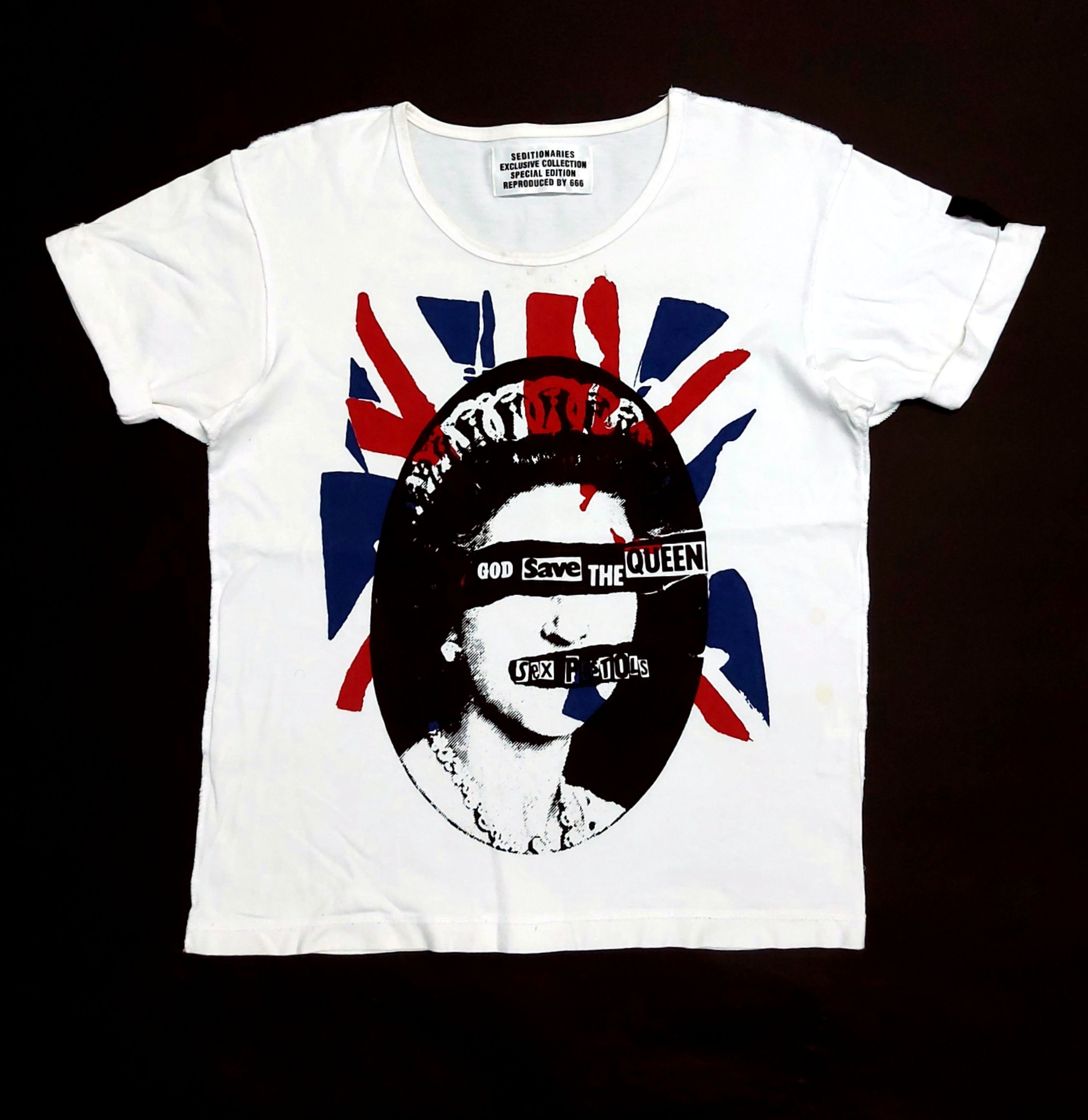 Japanese Brand RARE!VTG SEDITIONARIES 666 SEX PISTOLS "GOD SAVE THE ...