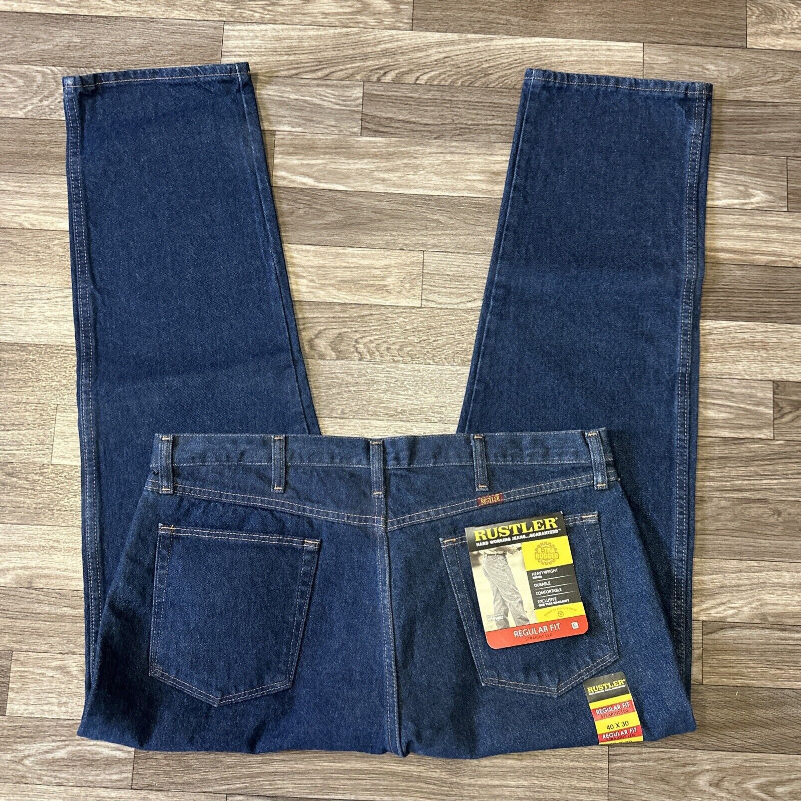 Wrangler Wrangler Rustler Regular Fit Straight Leg Denim Jeans; Men’s ...