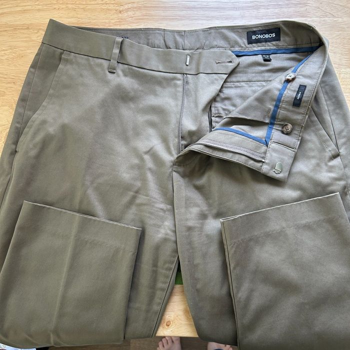 Bonobos Bonobos Thursday 33 x 32 Athletic Fit Tapered Brown Chinos ...
