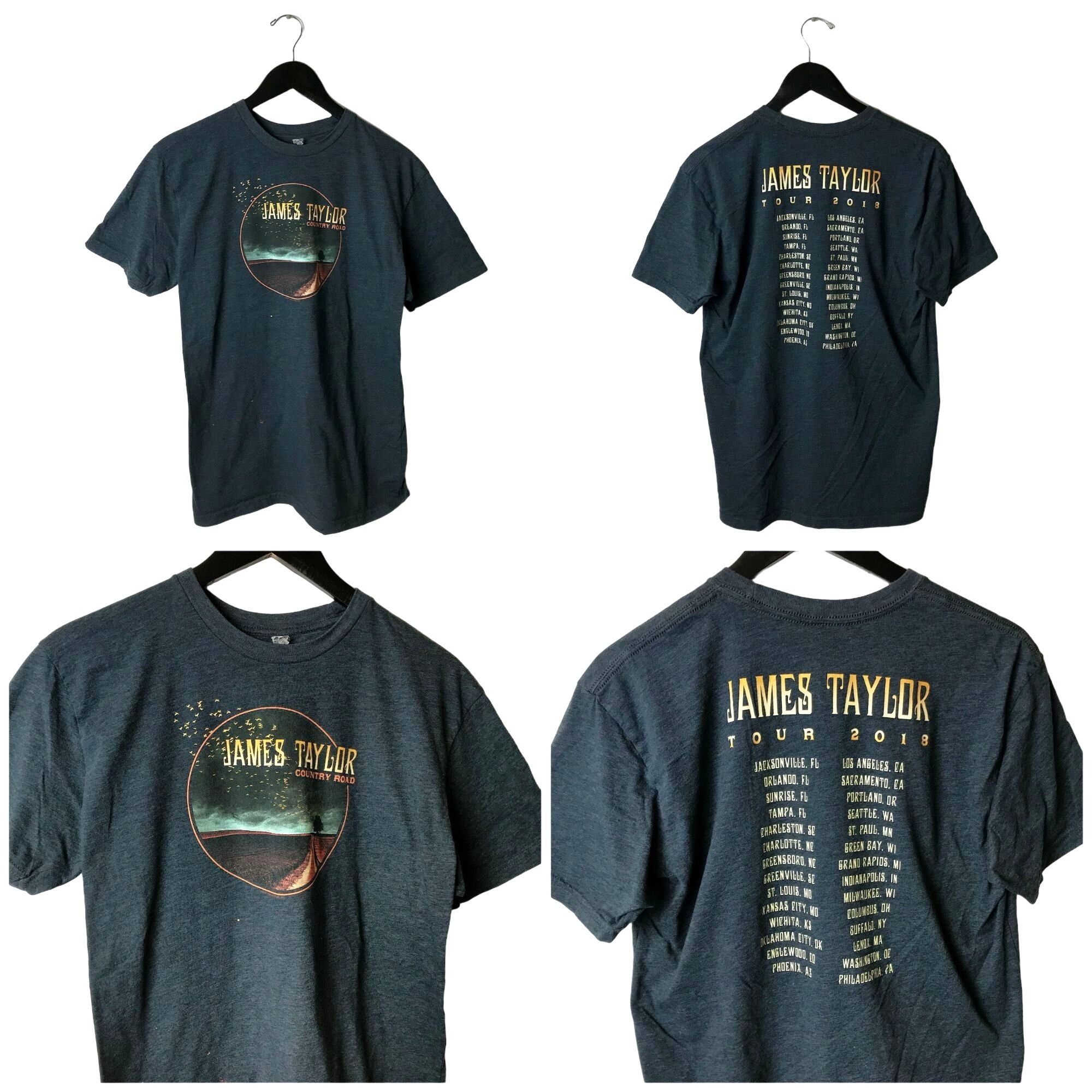 Next Level Apparel 2018 James Taylor Country Road USA Tour T Shirt ...
