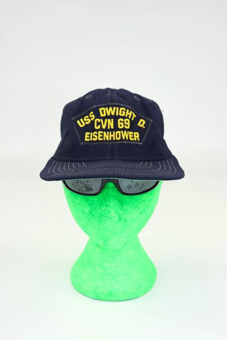 Vintage New Era Vintage USS Dwight CVN69 Eisenhower Snapback Cap Hat ...