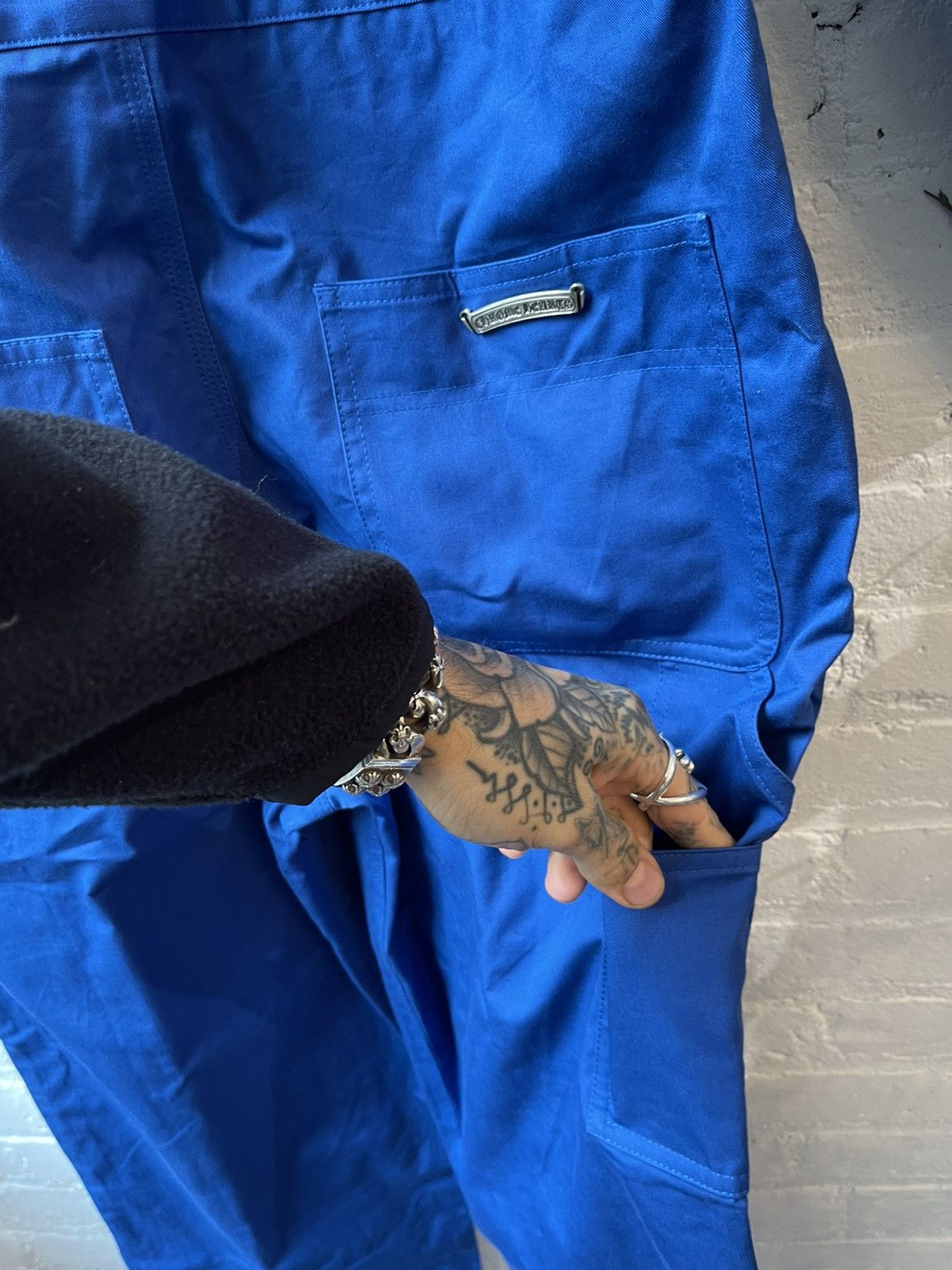 Chrome Hearts Chrome Hearts Matty Boy Double Knee Overall Jumpsuit ...