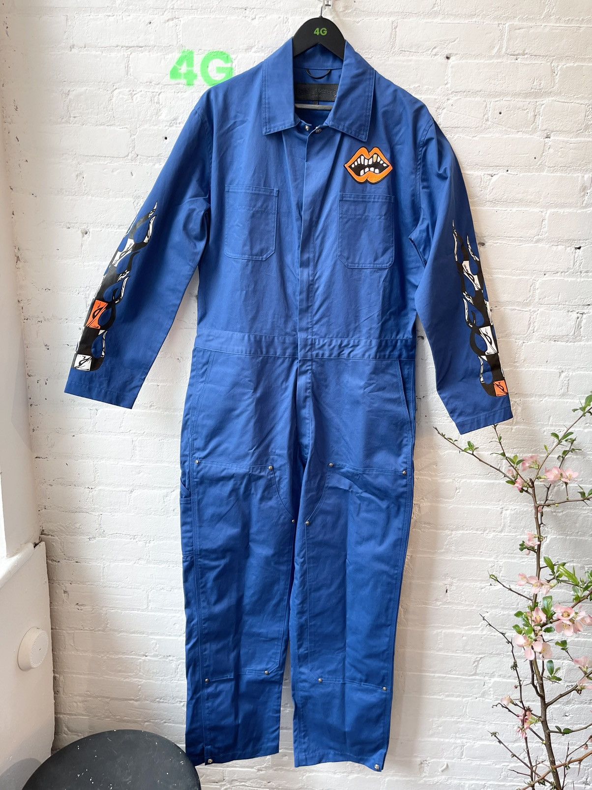 Chrome Hearts Chrome Hearts Matty Boy Double Knee Overall Jumpsuit ...