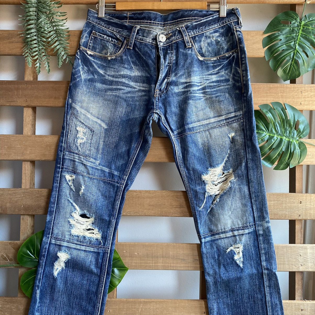 Distressed Denim × Japanese Brand Rupert Distressed Number Nine Style ...