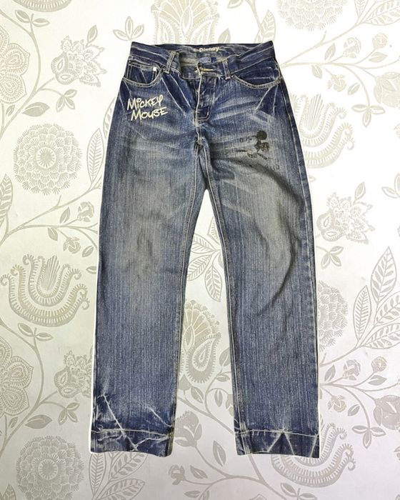 Vintage MICKEY MOUSE X DISNEY DENIM JEANS | Grailed