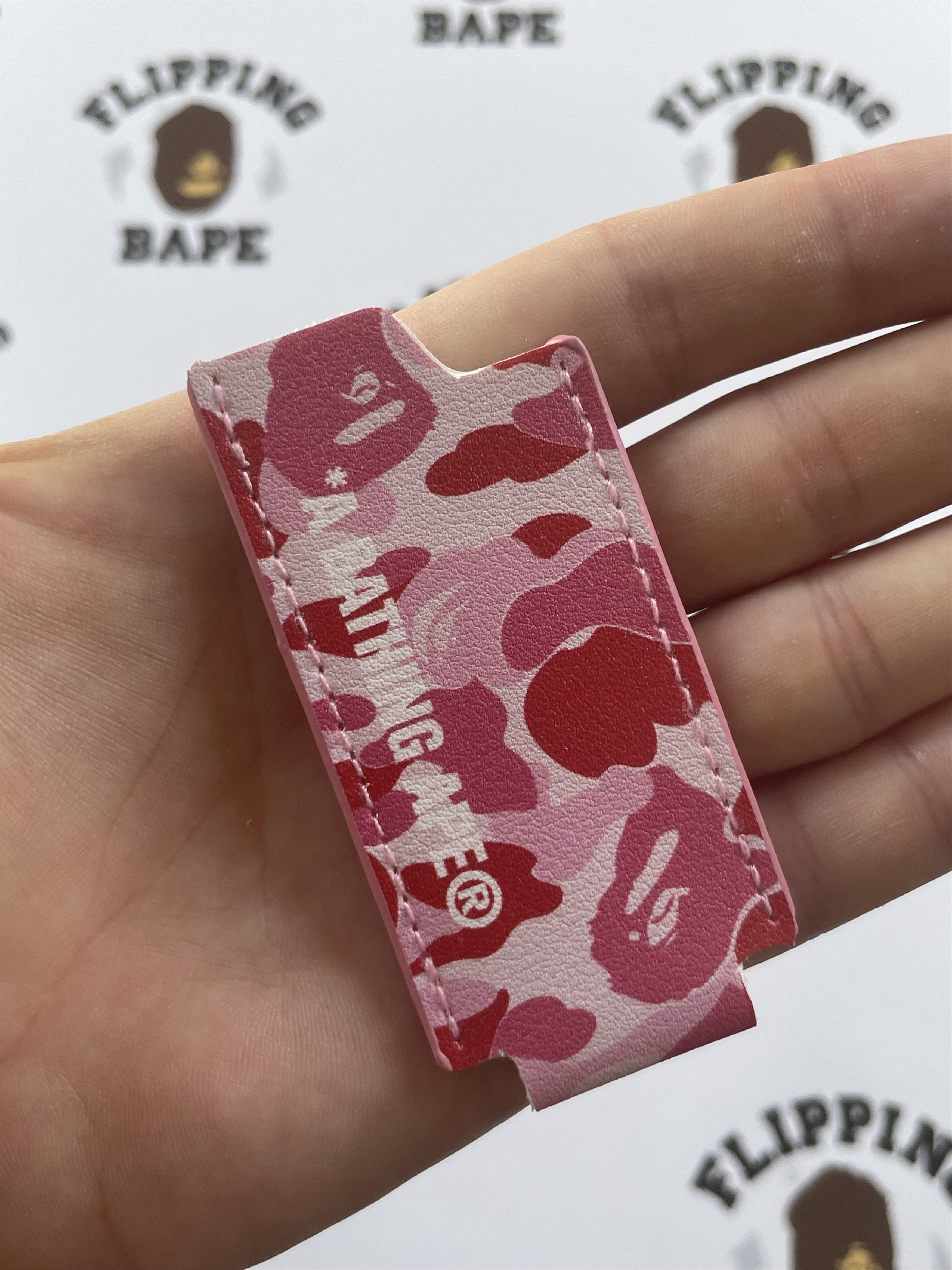 Bape BAPE ABC CAMO LEATHER LIGHTER CASE (JAPAN EXCLUSIVE) | Grailed