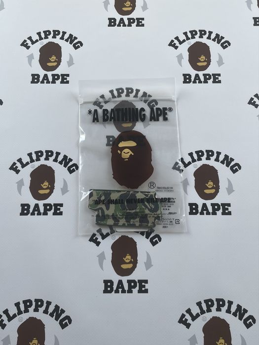 Bape BAPE ABC CAMO LEATHER LIGHTER CASE (JAPAN EXCLUSIVE) | Grailed