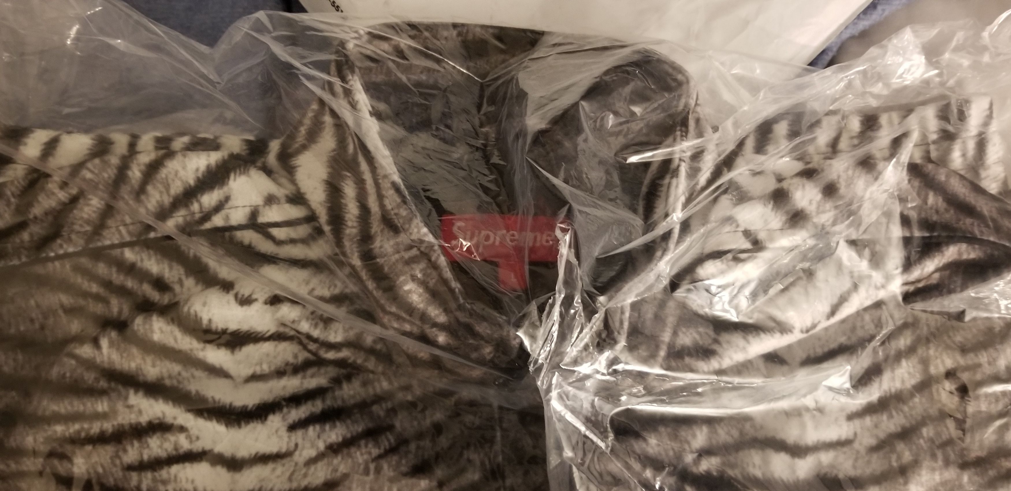 Supreme White Tiger Stripe Track Jacket | Grailed