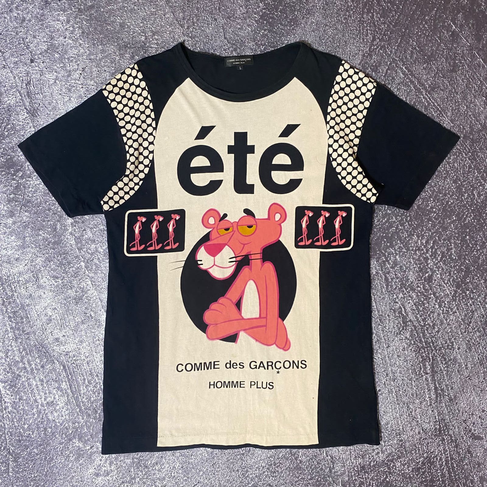 Comme des Garcons Ete 2005 CDG Homme Plus Pink Panther T-Shirt | Grailed
