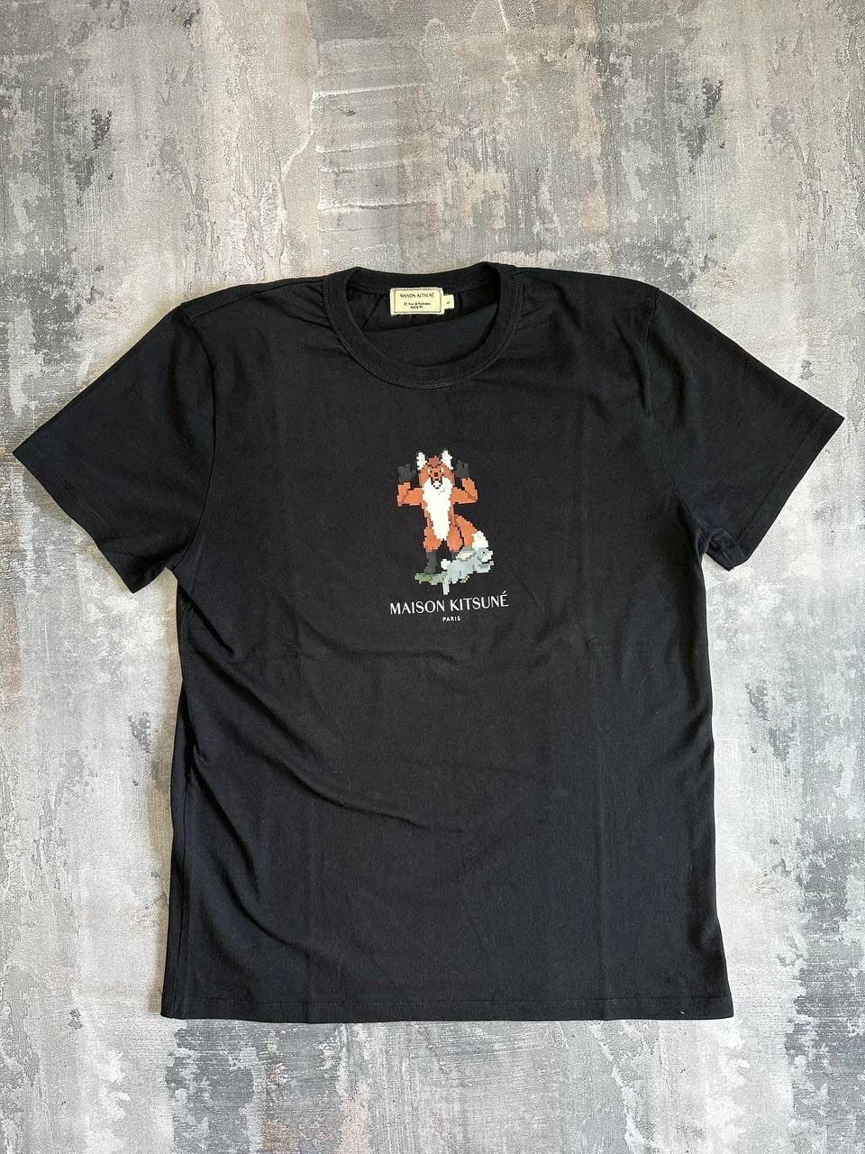 Maison Kitsune Maison kitsune fox and mouse t-shirt | Grailed