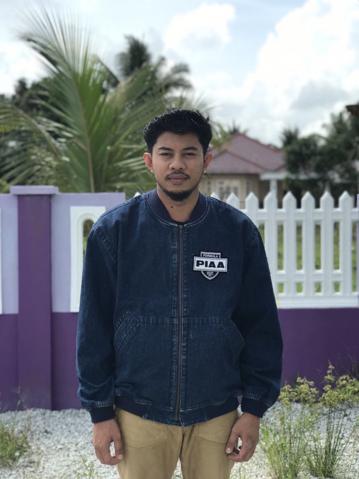 Denim Jacket × Japanese Brand × Vintage VINTAGE PIAA RACING Oversize ...