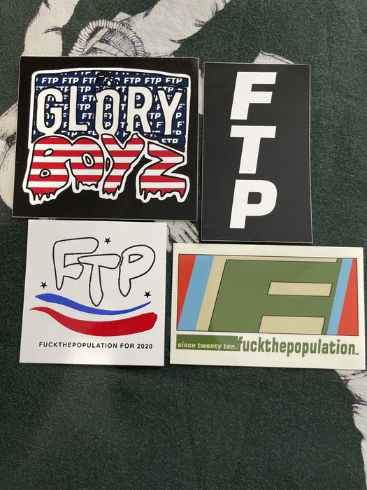 Fuck The Population FTP Sticker Bundle | Grailed