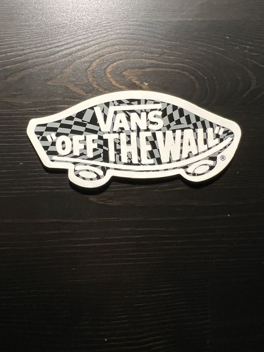 Vans Vans Checkered Logo Sticker Vintage | Grailed
