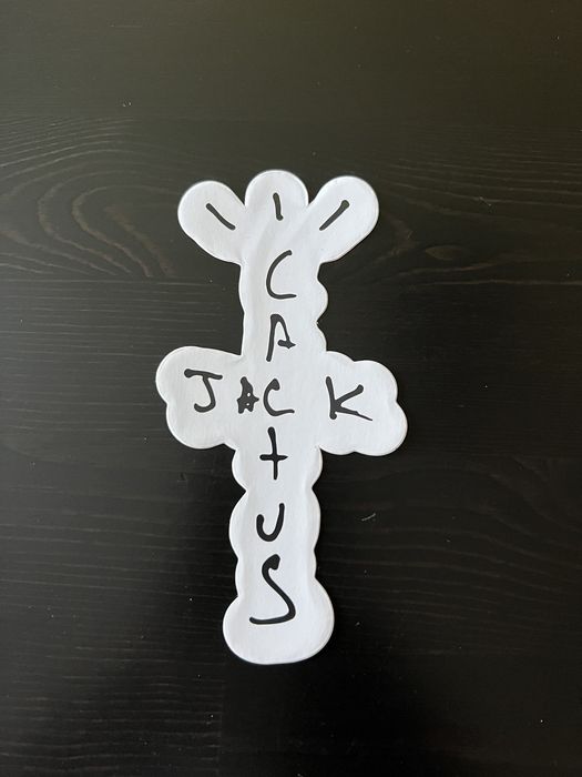 Travis Scott Astroworld Cactus Jack Cross Sticker | Grailed