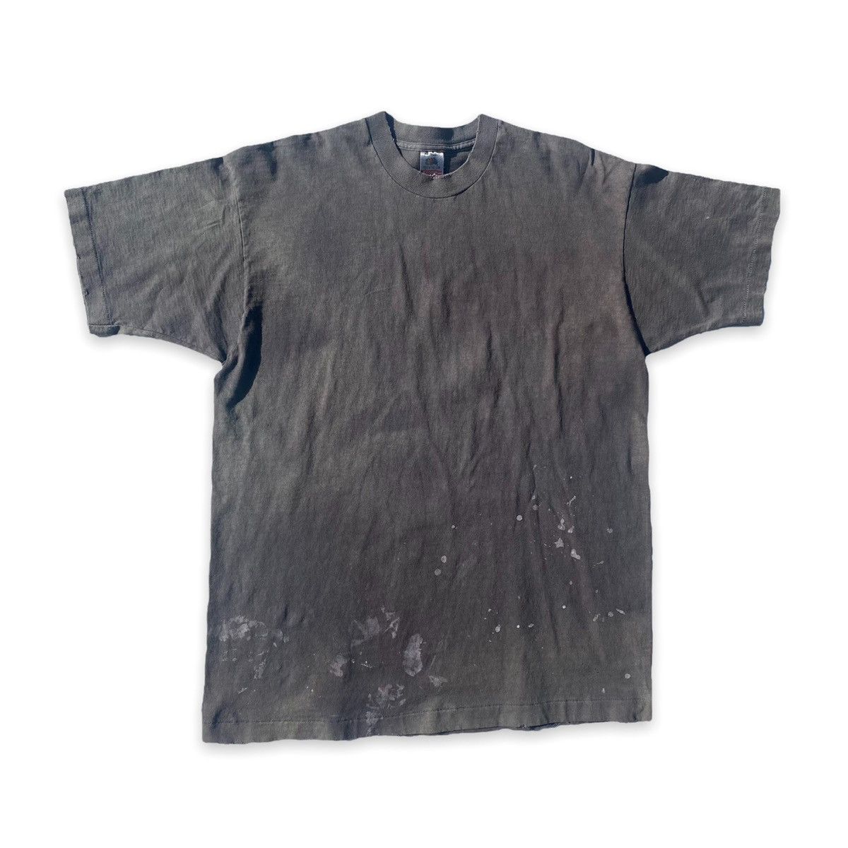 Vintage Vintage 90s Thrashed Faded Paint Blank Single Stitch T-Shirt | Grailed