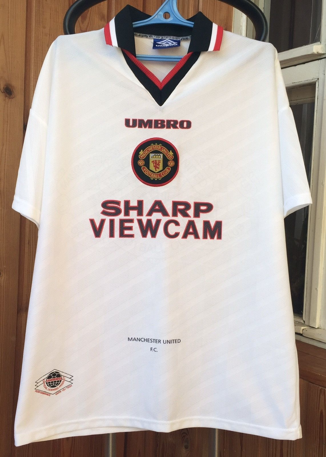 Vintage Manchester United 1996-1997 Away Umbro Football Jersey | Grailed