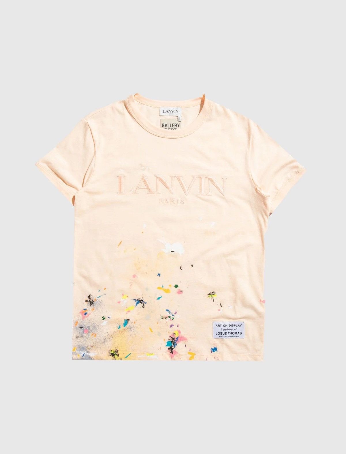 Gallery Dept. × Lanvin Lanvin x Gallery Dept. Paint Splatter Logo T ...