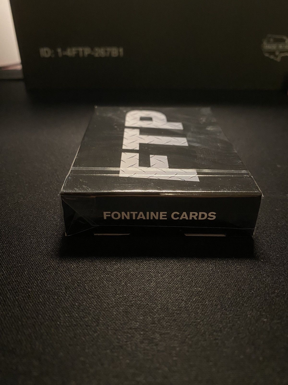 Fuck The Population FTP x FONTAINE Black Playing Card Deck | Grailed