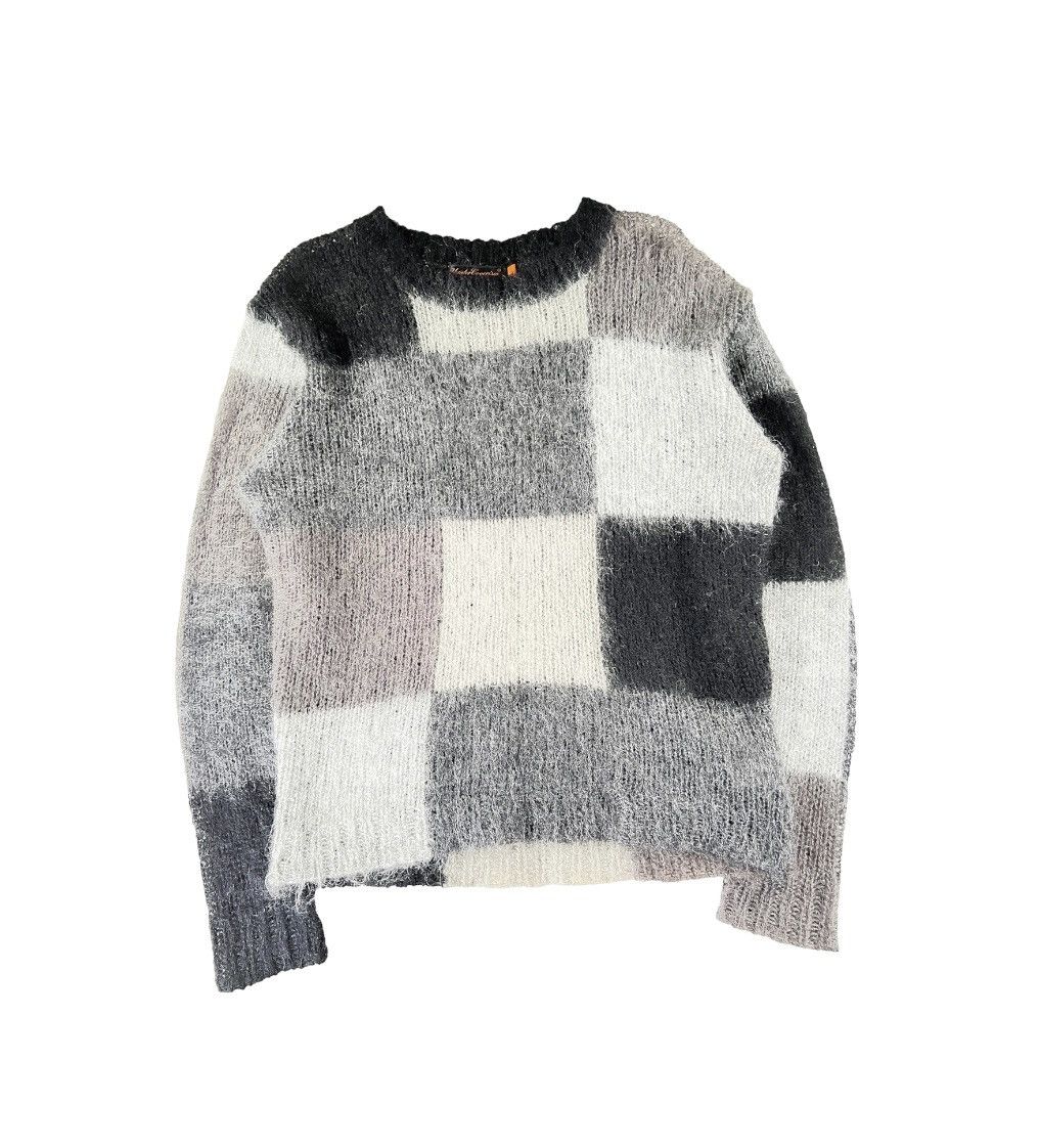 Undercover AW06 Undercover “GURUGURU” Patchwork Mohair Knit | Grailed