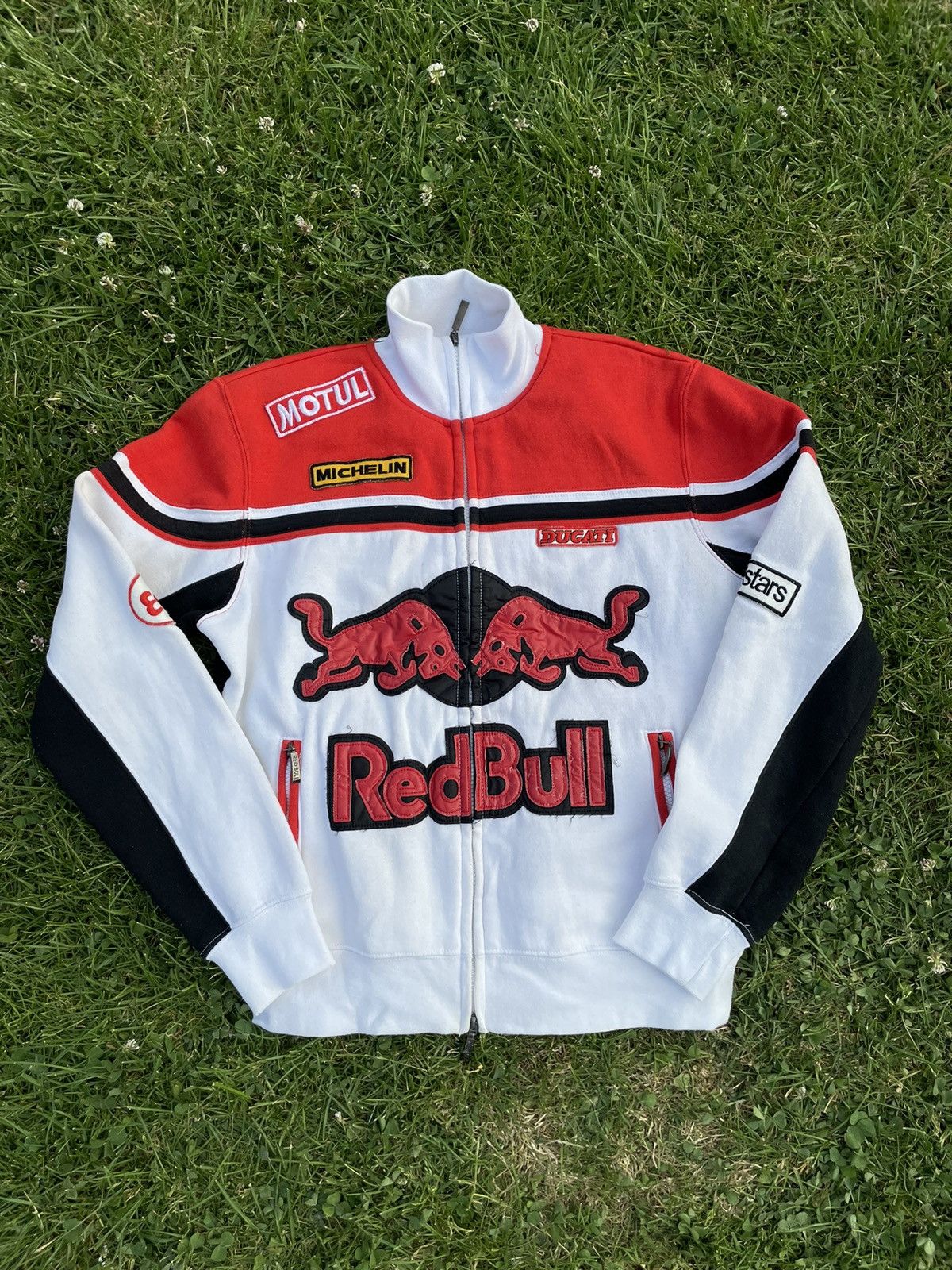 Vintage Vintage Red bull ducati alpinestars sweatshirt zip moto | Grailed