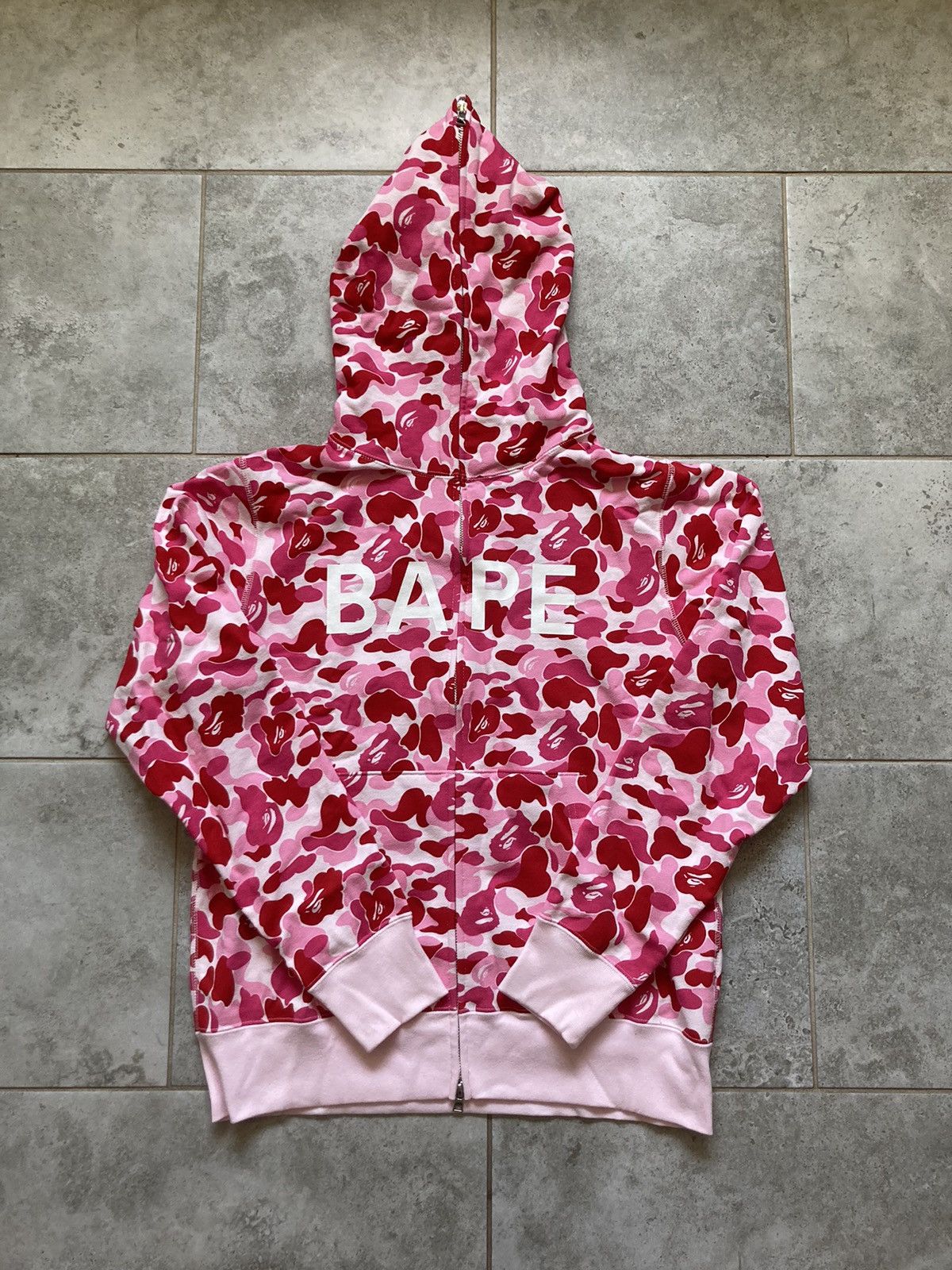 Bape Abc Camo Full Zip Hoodie Grailed