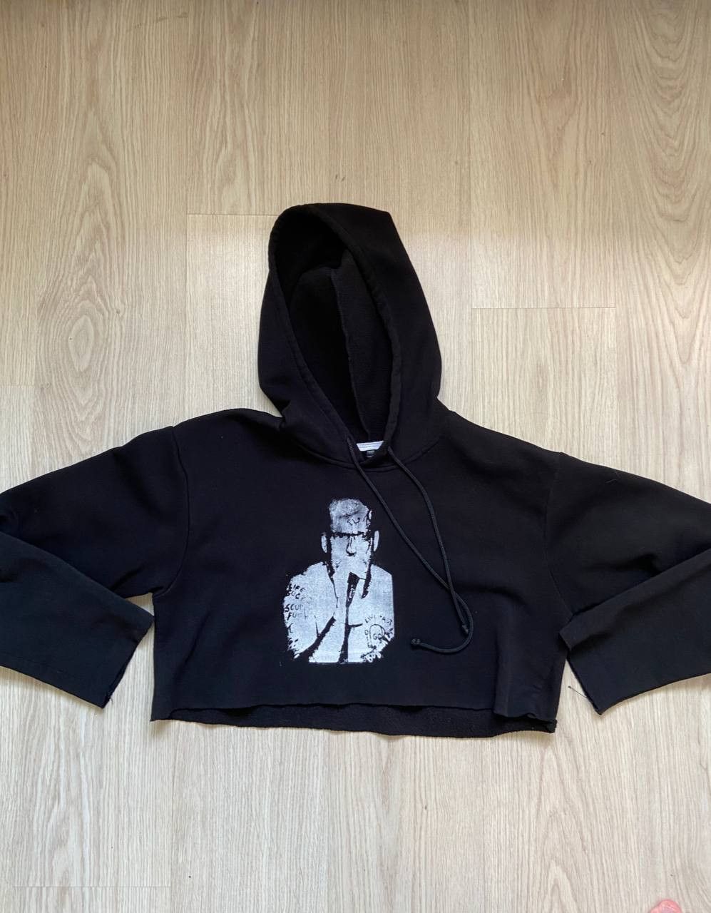 Lil Peep Lil Peep X Bogdan Lau Sample Cropped Hoodie Grailed 1912