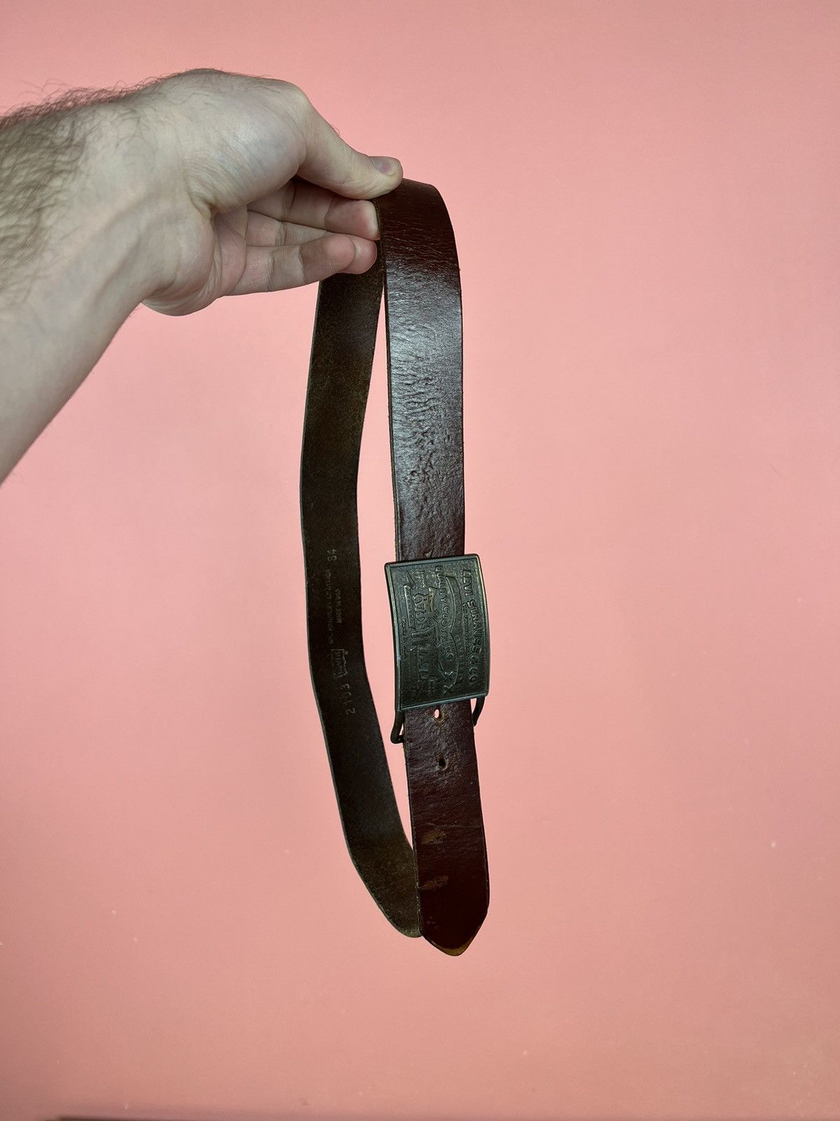 Levi's × Streetwear × Vintage Levis levi stars leather belt logo | Grailed
