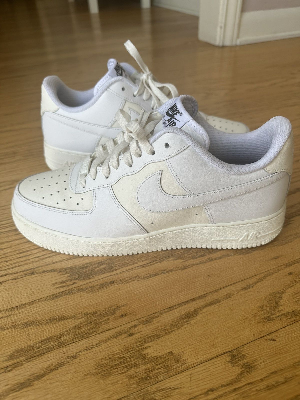 Nike Custom 1/1 Tonal Cream Air-force 1 | Grailed