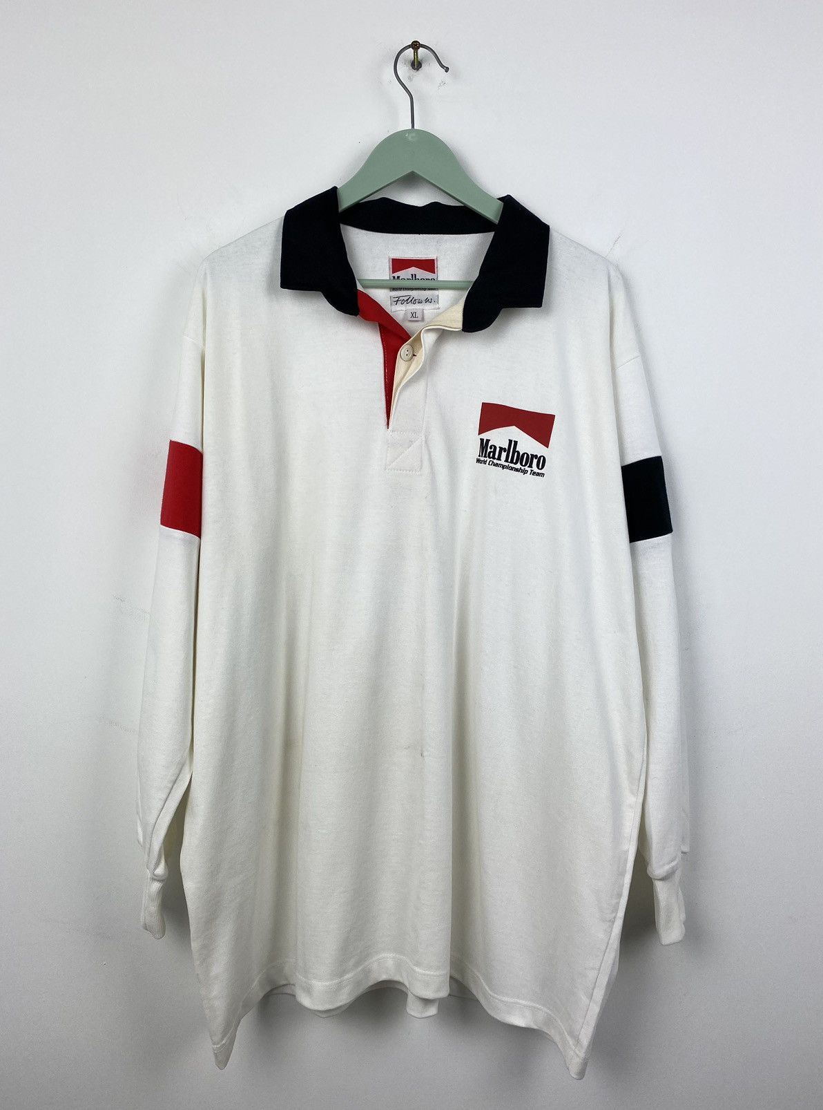 Vintage Vintage Marlboro World Championship Team Long Shirt Ferrari ...