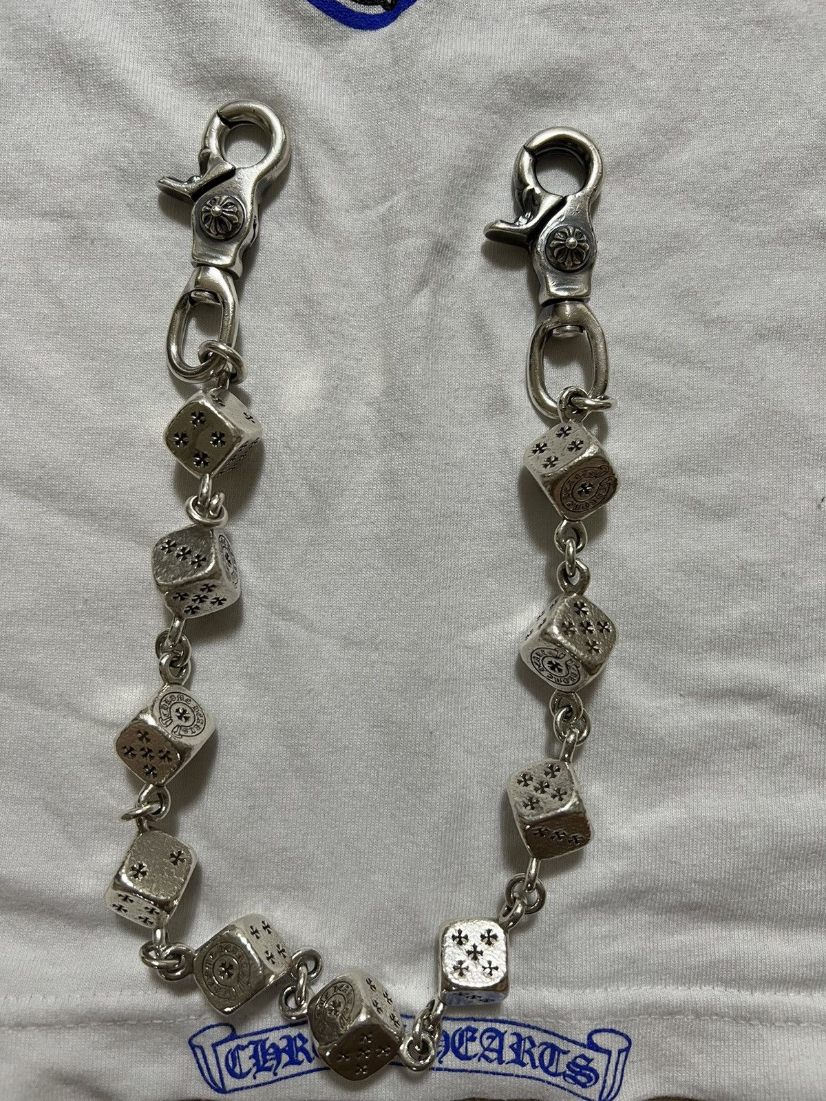 Chrome Hearts [SOLD] Chrome hearts Full dice chain | Grailed