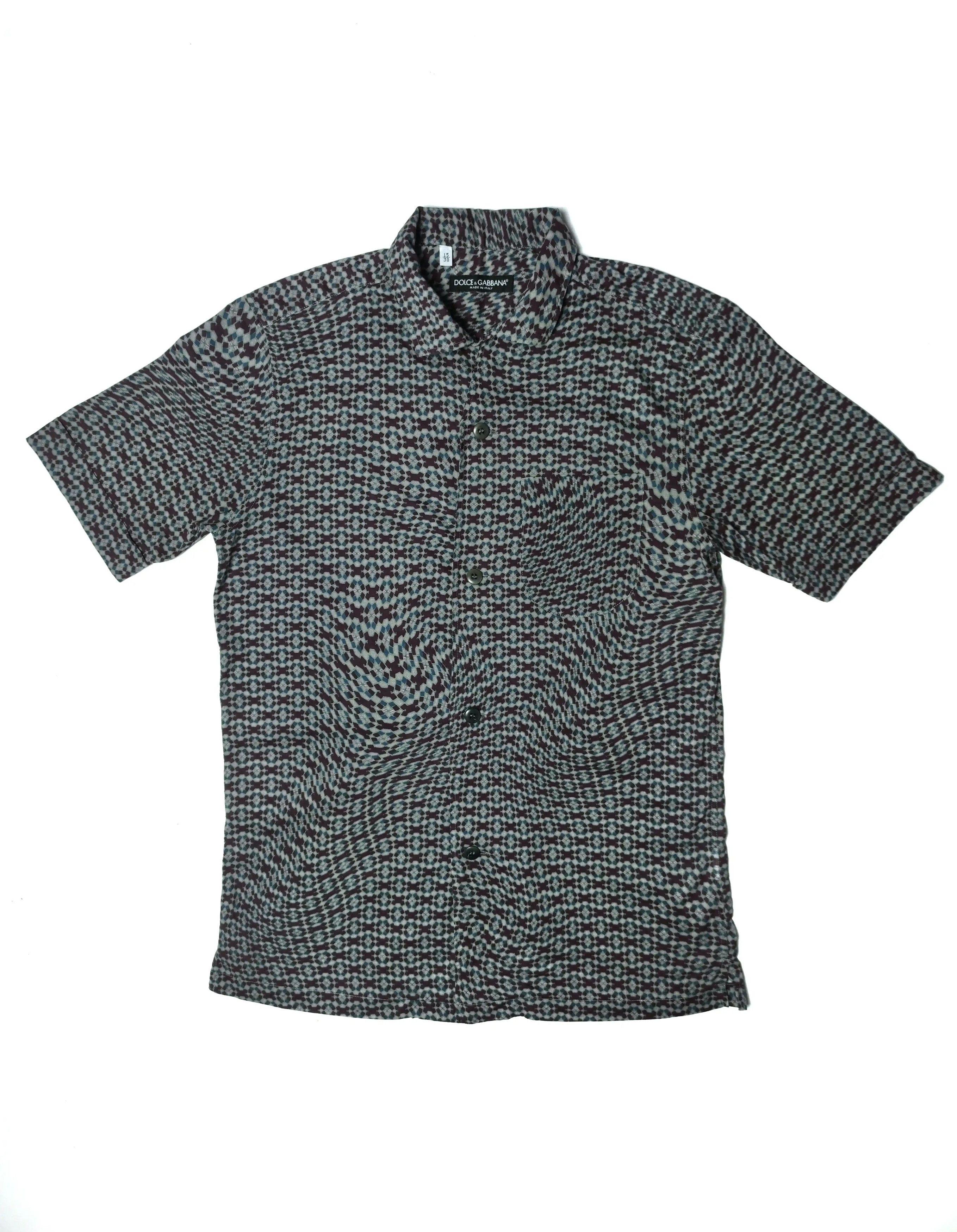 Dolce & Gabbana Dolce Gabbana Vertigo print shirt | Grailed