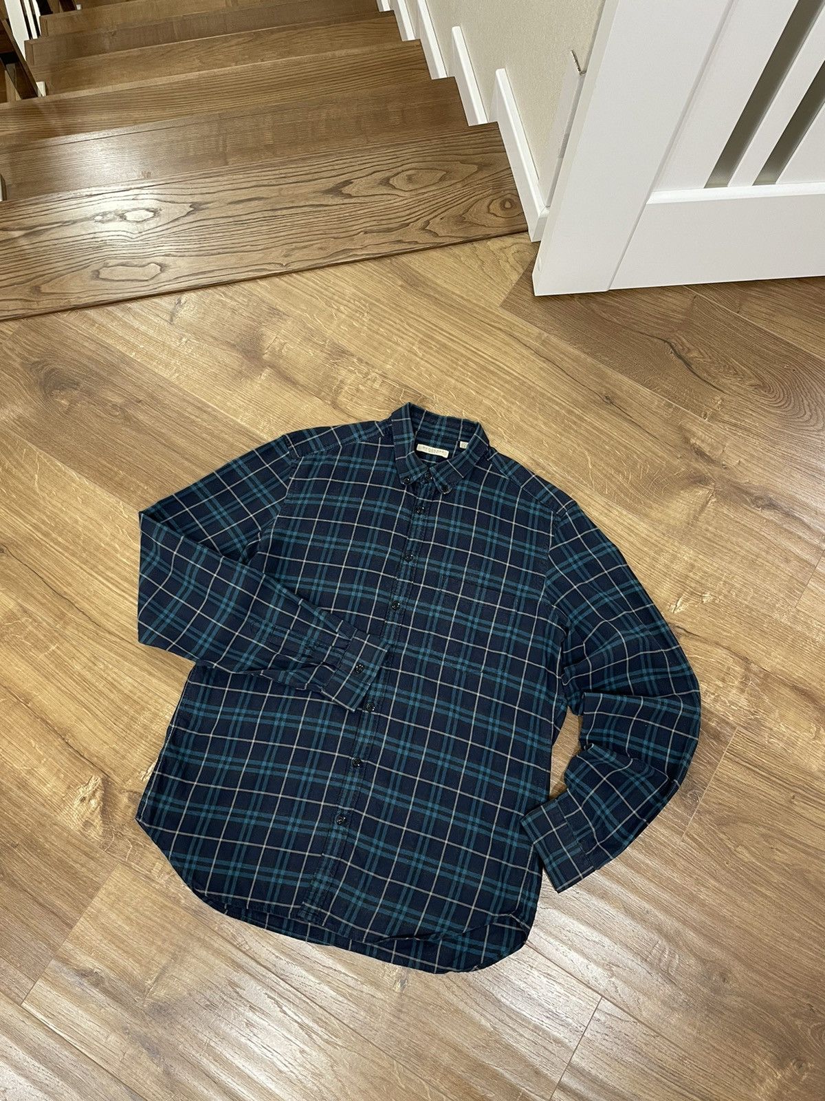 Vintage Vintage Burberry Brit Nova Check Button Ups Pocket Shirt | Grailed