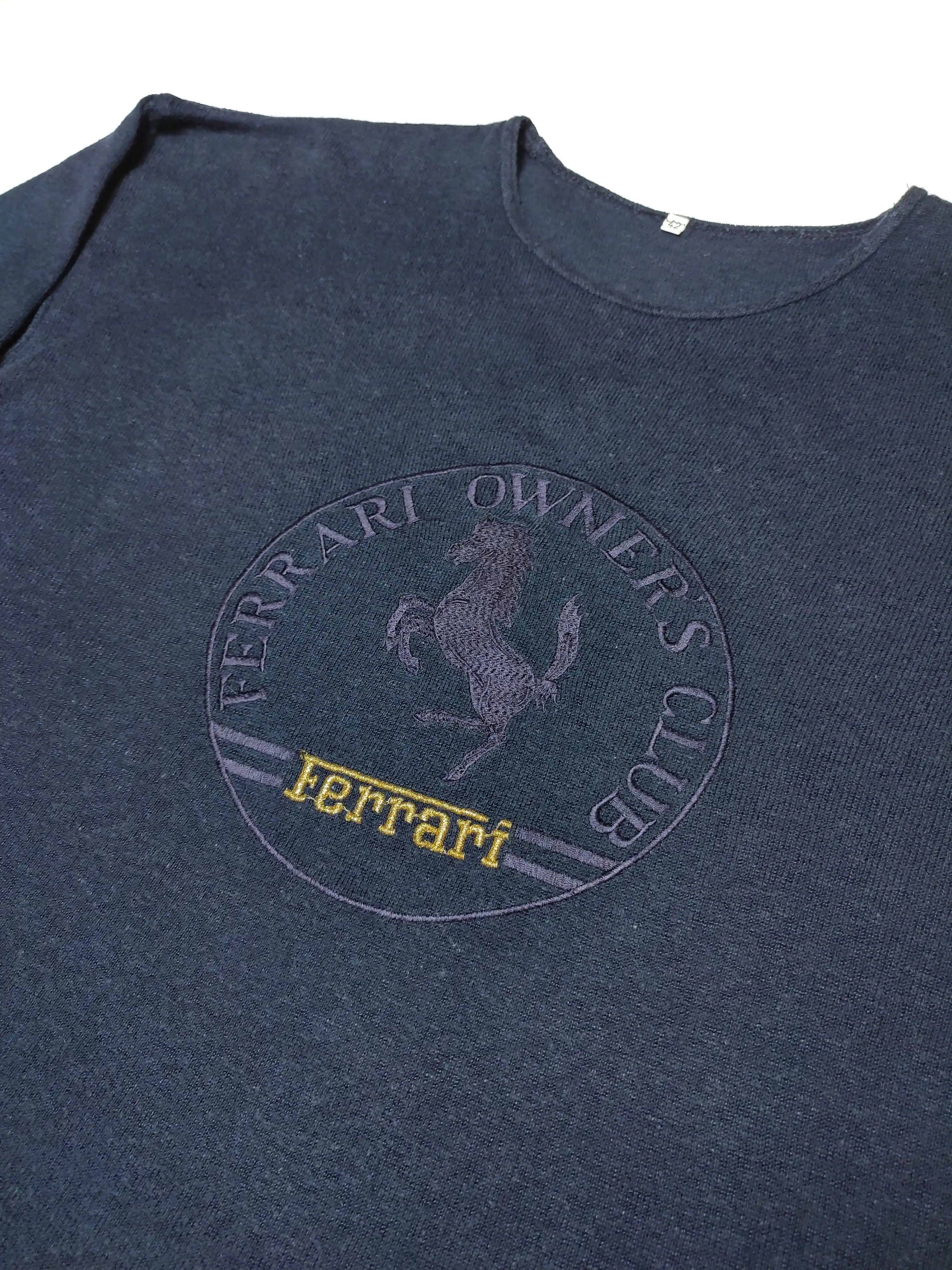 Ferrari × Streetwear × Vintage Vintage 80's Ferrari Logo sweater | Grailed