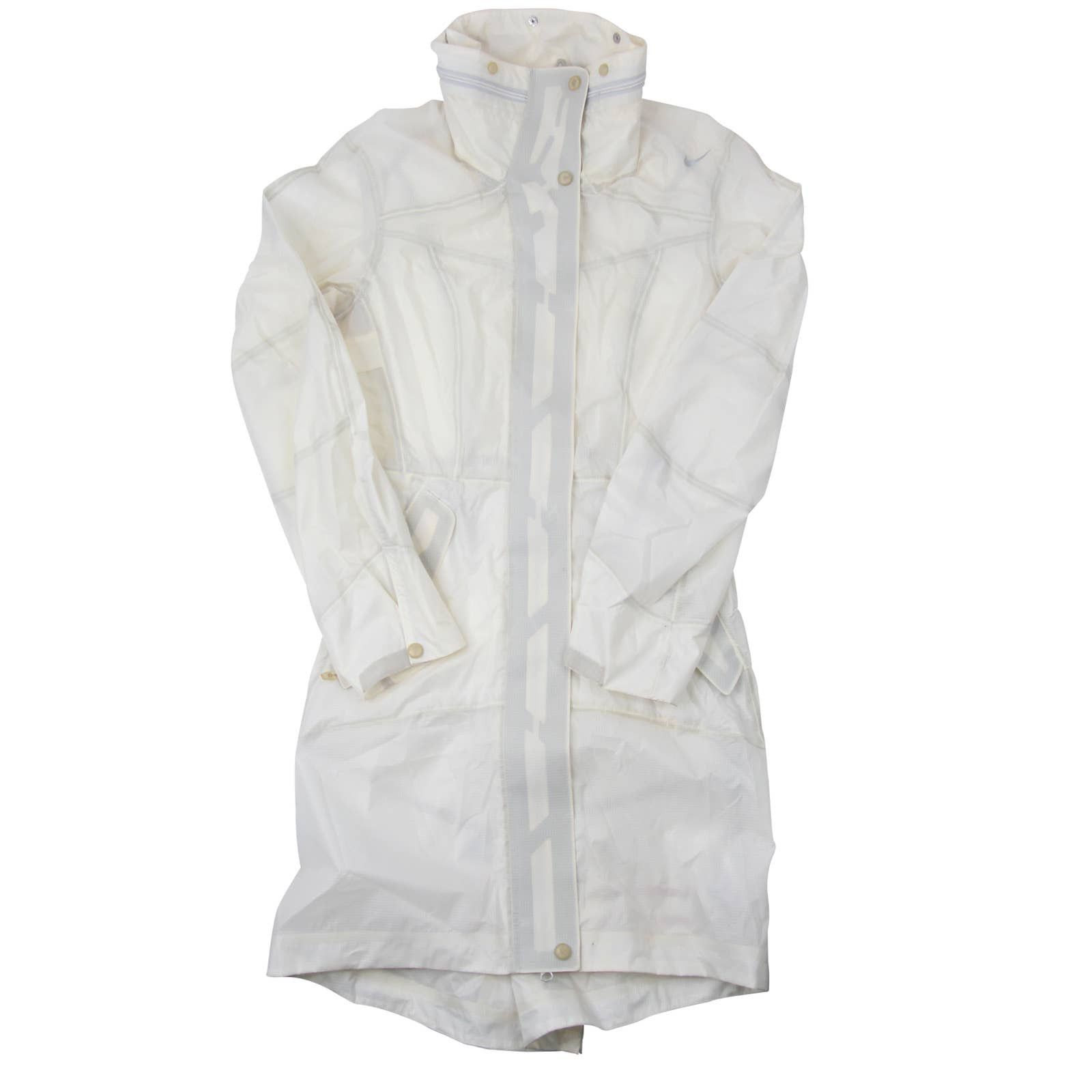 Nike Vintage Nike Translucent Rain Trench Coat | Grailed