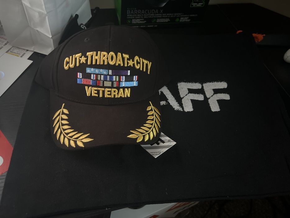 G59 Records cut throat city veteran hat | Grailed