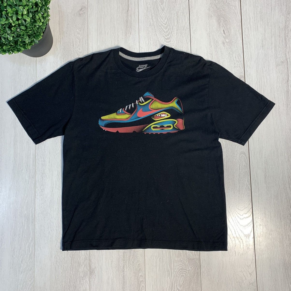 Nike Nike vintage 90s streetwear air max big logo y2k style | Grailed