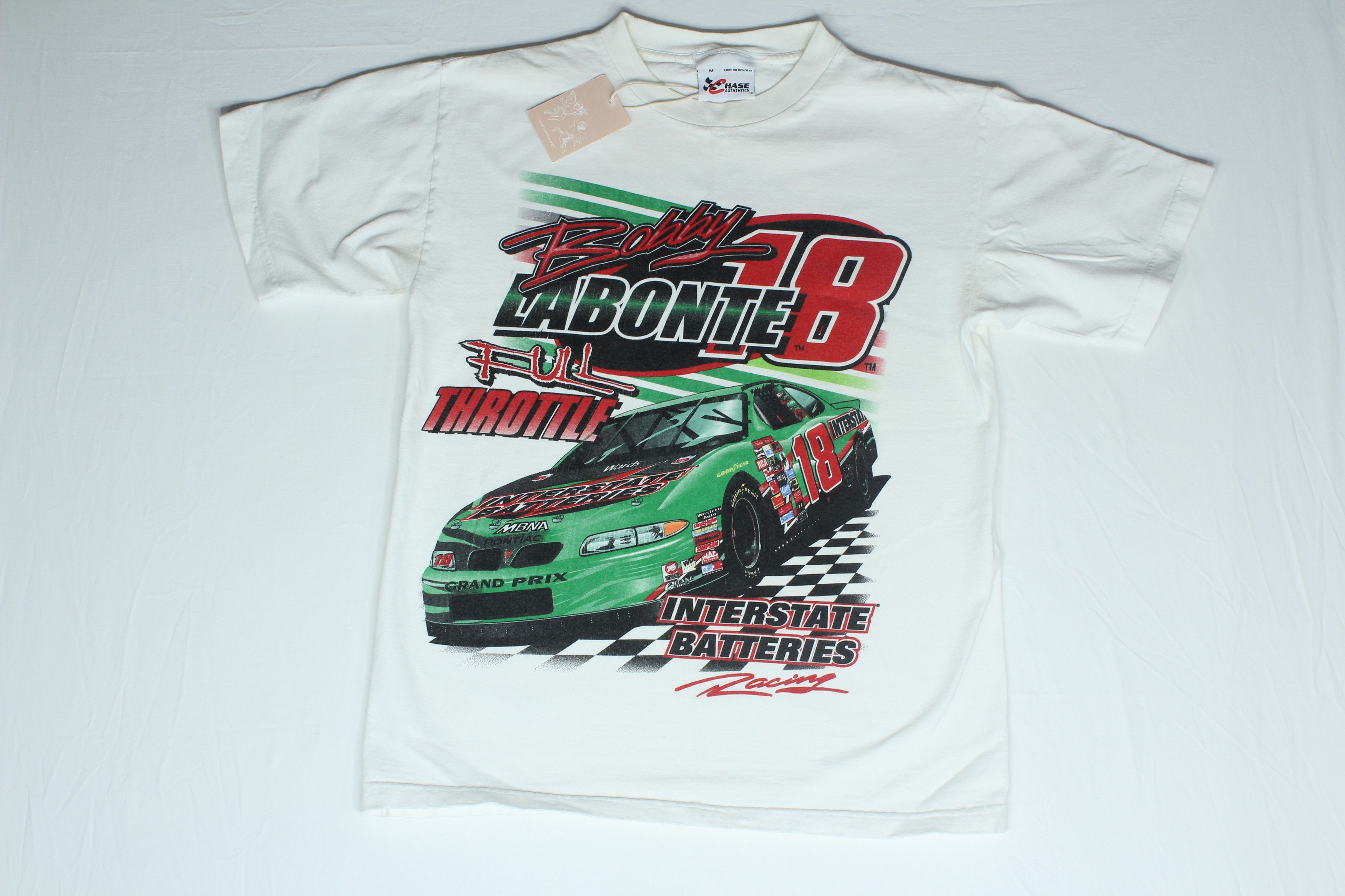 NASCAR × Vintage VINTAGE Bobby Labonte #18 NASCAR T-Shirt - M - GC ...