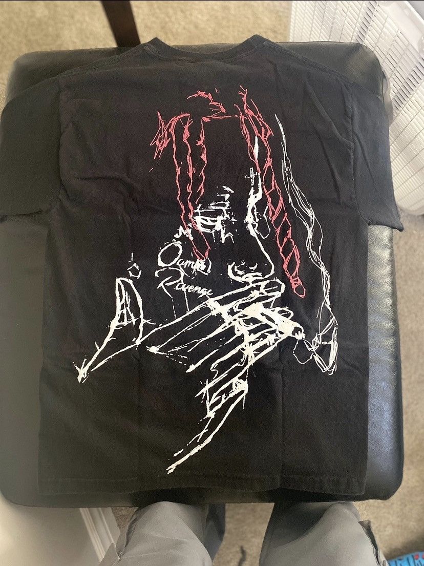 Revenge Revenge x Trippie Redd smoke t-shirt black | Grailed