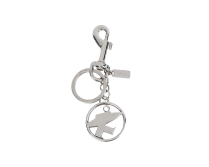 Hypebeast × Streetwear × Stussy Stüssy Surfman Keychain Silver | Grailed