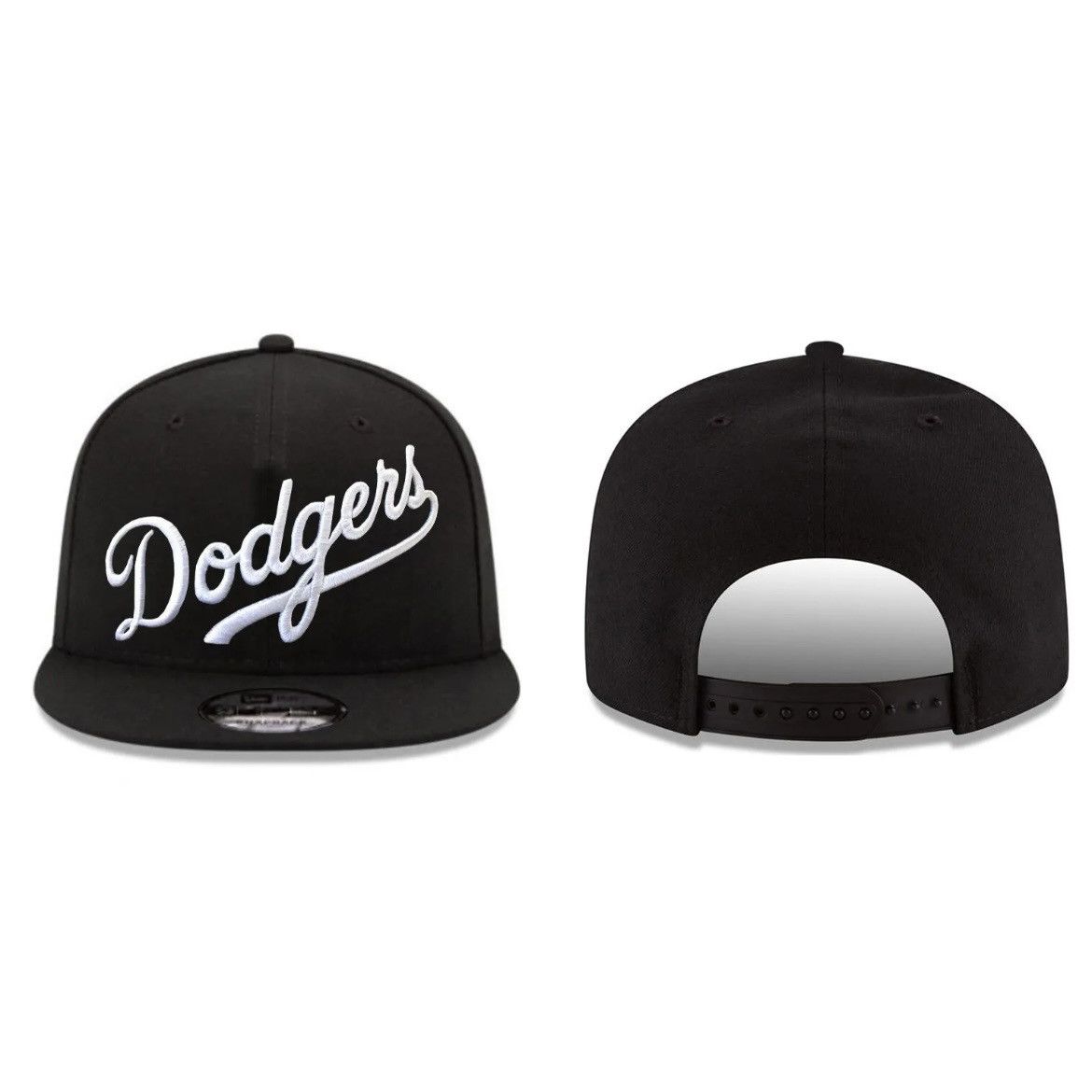MLB × New Era Los Angeles Dodgers Script Logo 9FIFTY Snapback Cap | Grailed