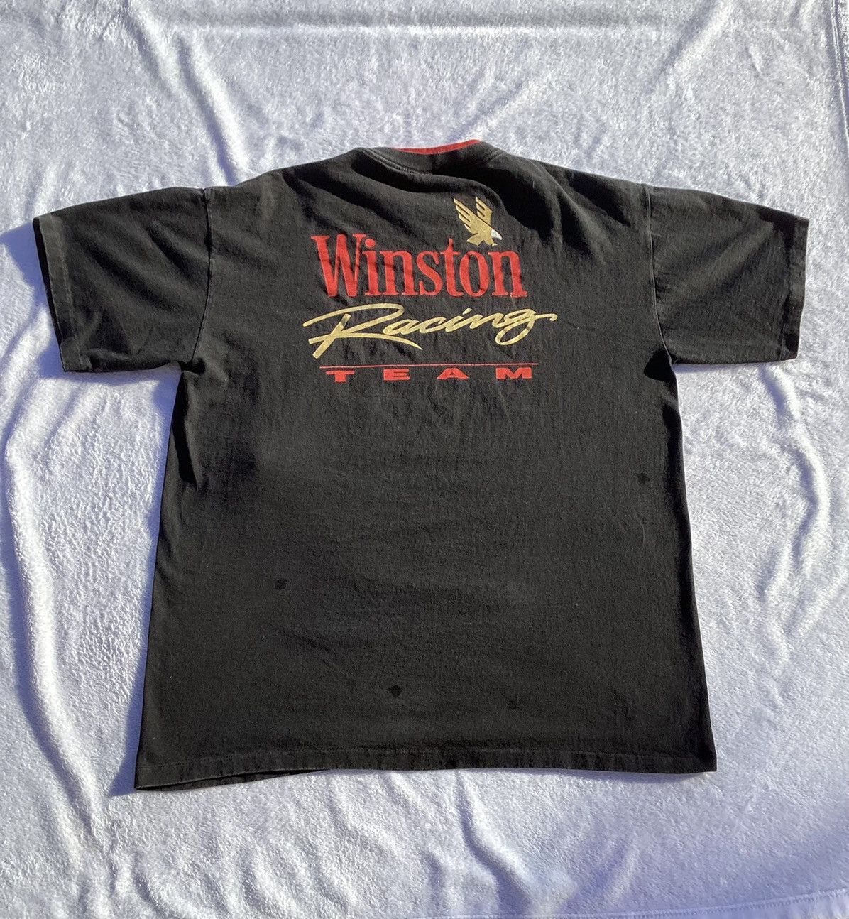 Vintage Vtg 1990s Winston racing team single stitch USA pocket Tee ...