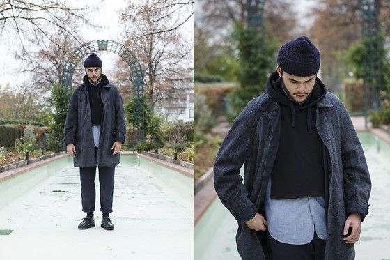 Engineered Garments Dark blue wool interliner | Grailed