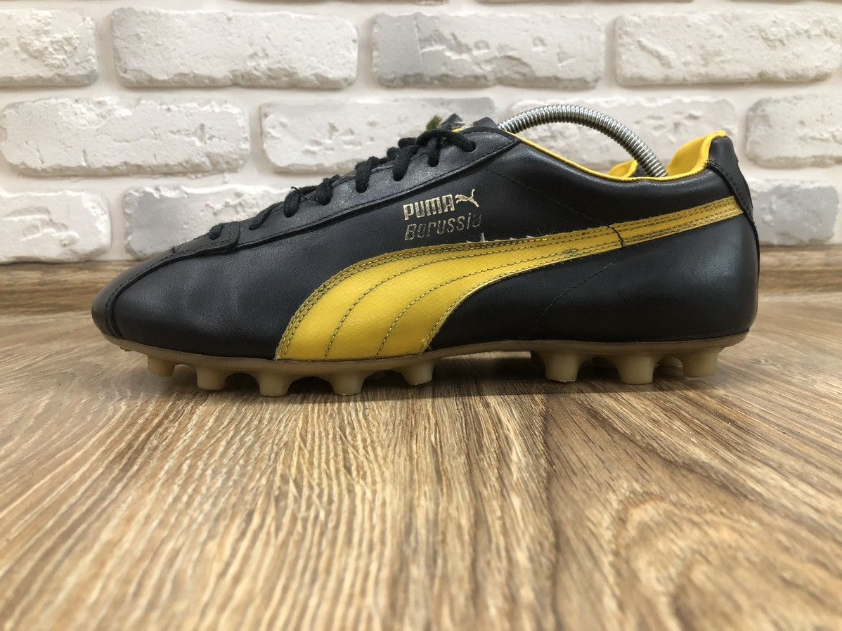Puma × Vintage Vintage 80s Puma Borussia football boots rare sneakers | Grailed