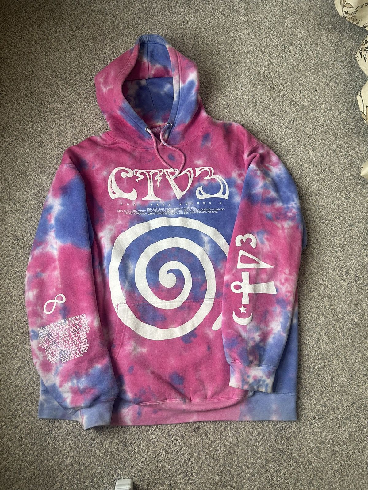 Msftsrep Jaden Smith CTV3 Tie Dye Hoodie Merch | Grailed