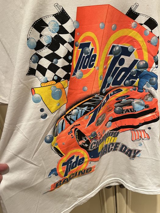 Vintage Vintage 90’s Nascar Tide Tee White | Grailed