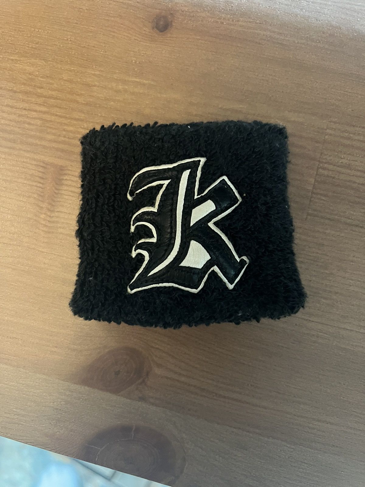 Chrome Hearts Chrome Hearts x Kyosuke Himuro Letter K Patch Wristband ...